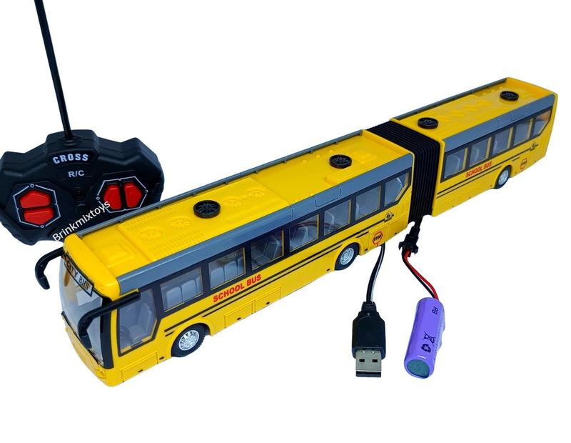 Ônibus Controle Remoto Recarregável Articulado 37cm City Bus - DDGtoys ...