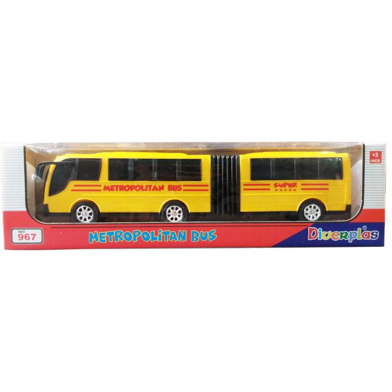 Ônibus Metropolitano Bus Infantil Brinquedo DiverPlas - Papelaria Store ...
