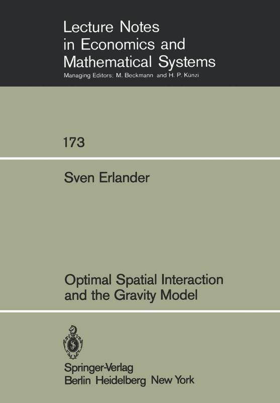 Optimal Spatial Interaction and the Gravity Model - Outros Livros ...