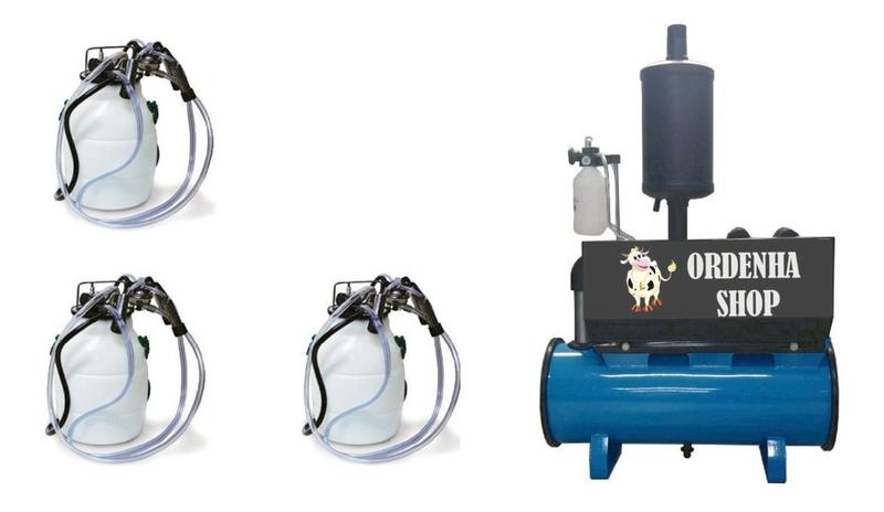 Ordenha Balde Ao Pe Prime 450 C/3 Conj C/tarro Motor ( ordenhadeira, leiteira ) - Produtos para ...