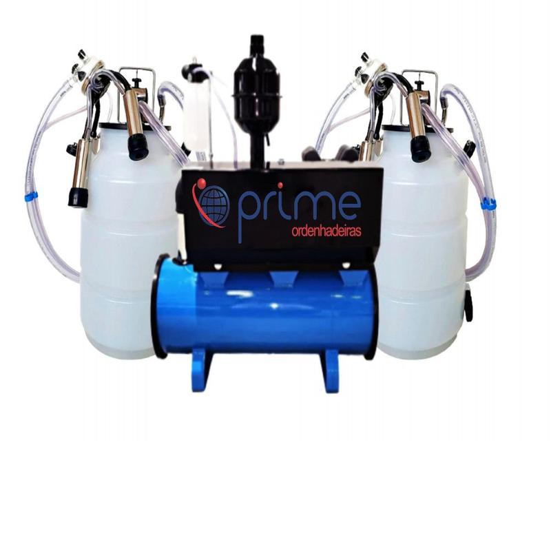 Ordenhadeira Balde Ao Pé Prime 450 com Dois Conjuntos - Kit - Produtos para Bovinos, Suínos e ...
