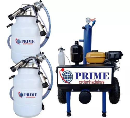 Ordenhadeira Com Motor A Gasolina Móvel 02 Conjunto 2 Vacas - PRIME - Produtos para Bovinos ...