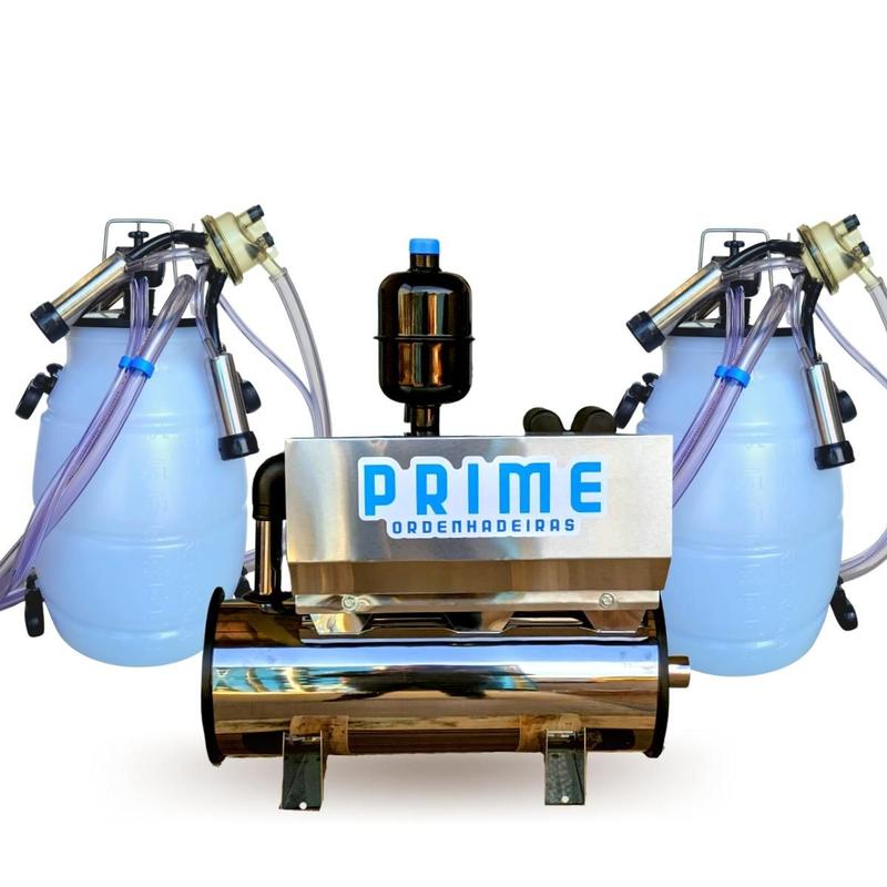 Ordenhadeira Inox Completa Bv 450, Motor 2cv, 2 Conjuntos de ordenha - PRIME - Produtos para ...