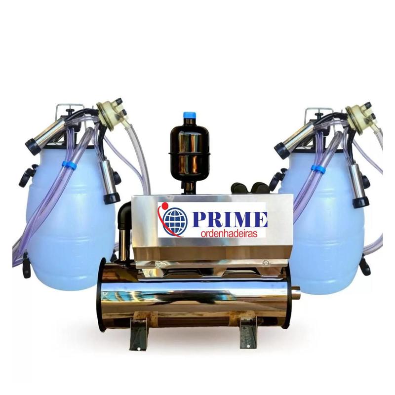 Ordenhadeira Inox Completa Bv 450, Motor 2cv Com 2 Conjuntos - PRIME - Produtos para Bovinos ...