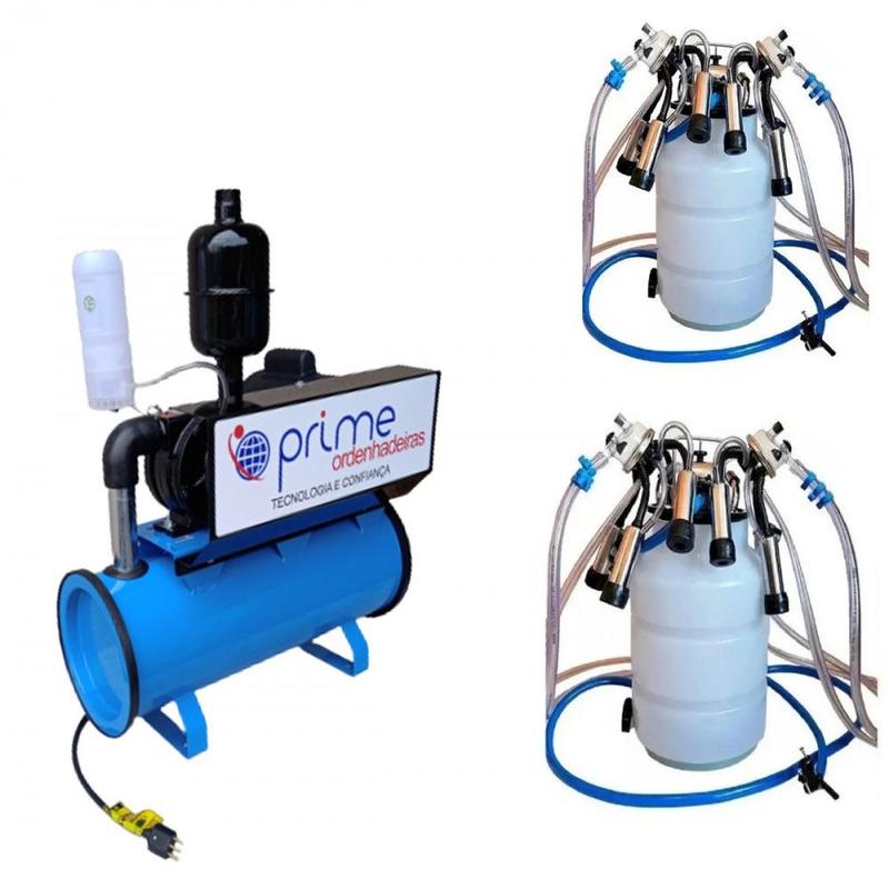 Ordenhadeira Mecânica Bv 450 com 2 Conjuntos Duplo Completos - Kit - Produtos para Bovinos ...