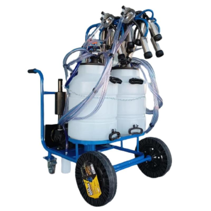 Ordenhadeira mecanica movel para 4 vacas ao mesmo tempo - motor 2cv e ...