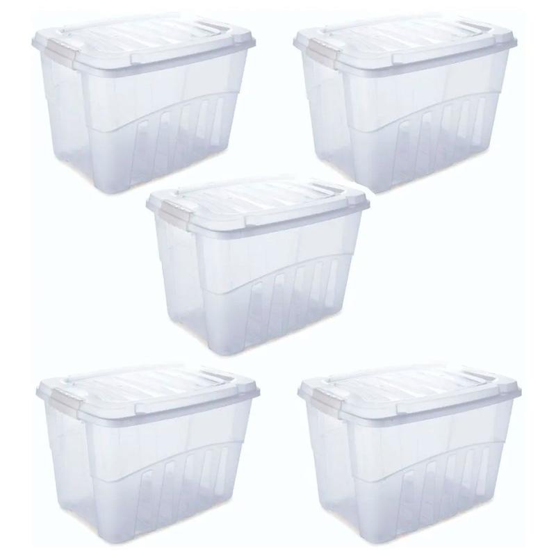 Organizador Grande Plástico Caixa 28 L Gran Box Plasútil - Caixa ...