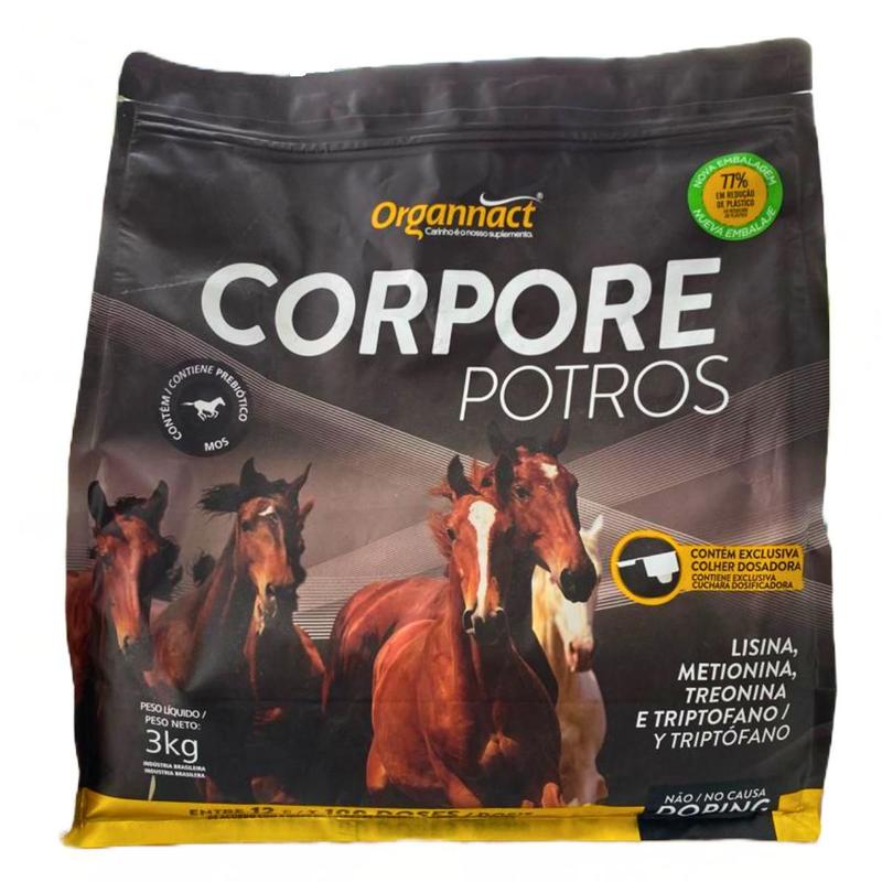 Organnact CORPORE POTROS 3kg Refil Box Pouch - Vitaminas e Suplementos ...