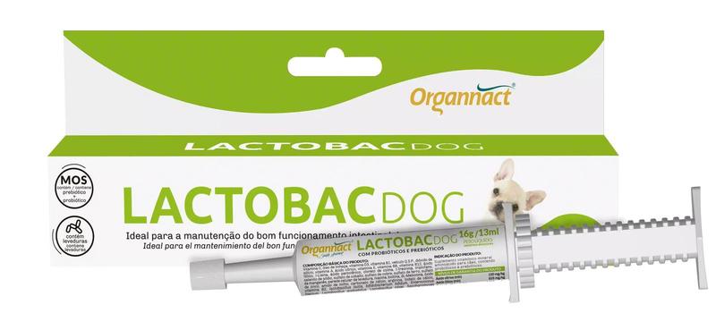 Organnact lactobac dog 13ml - Prebióticos e Probióticos para Pet ...