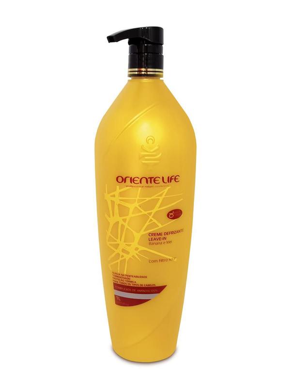 Oriente life leave-in banana e mel - 1l - Leave in Capilar - Magazine Luiza