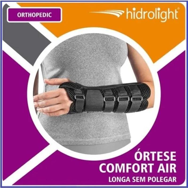 Órtese longa Confort Air Esquerda Sem Polegar - HidroLight - Tala ...