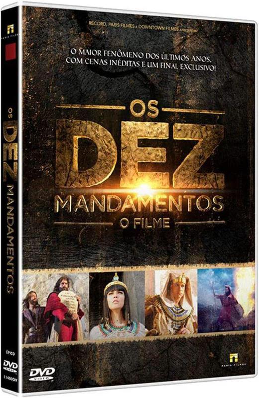 Os Dez Mandamentos O Filme dvd original lacrado - paris filmes - Filmes - Magazine Luiza