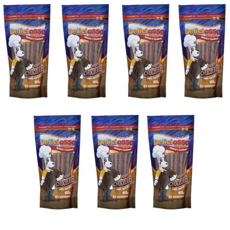 Osso Palito Deliciosso Chocolate Kit 7 Unidades De 100 G - Osso ...
