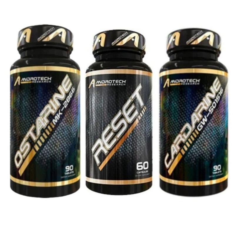 Ostarin + cardarin + reset (60 caps) - androtech research - Termogênico ...