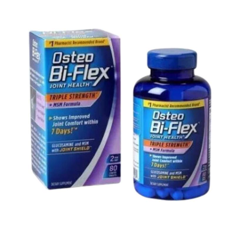 Osteo Bi Flex MSM 80 tablets FORÇA TRIPLA - TRIPLE STRENGHT - OSTEO BI ...