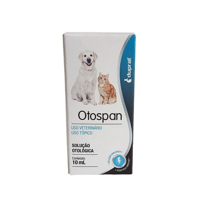 Otospan 10ml Duprat Otite Cães e Gatos - Otológico - Magazine Luiza
