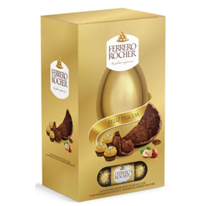 Ovo Box 137.5g Ferrero Rocher - Kinder - Ovo de Páscoa - Magazine Luiza