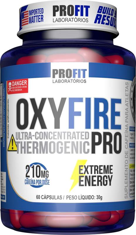 Oxy Fire Pro 60 Capsulas - ProFit Labs - Termogênico - Magazine Luiza