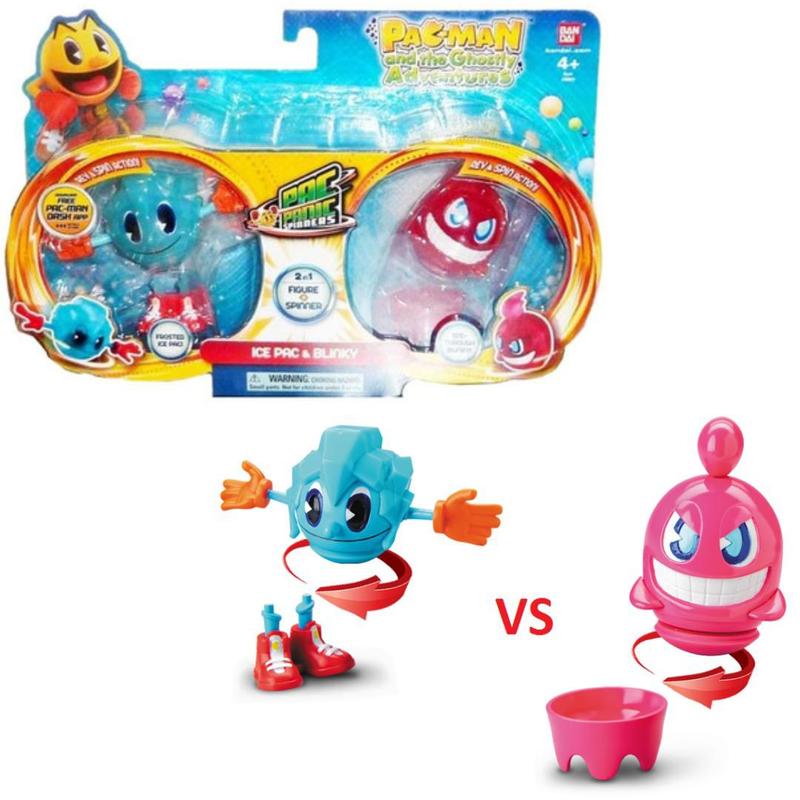 Pac Man Kit - Pac Panic Spinners -ice Pac E Blinky - Bandai - Lustres ...