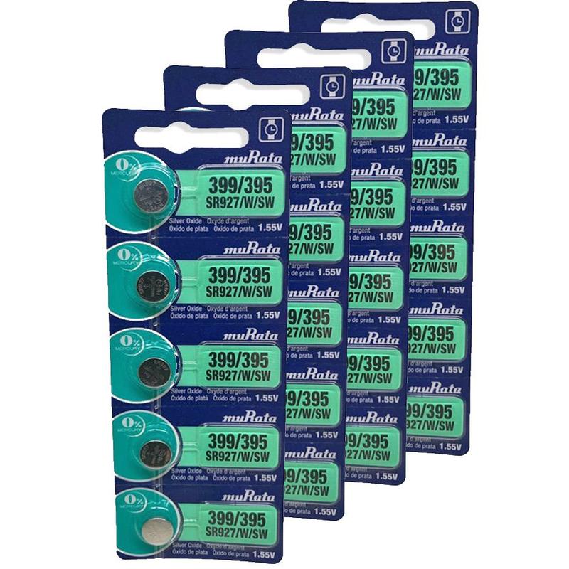 PACK 20 Unidades Pilha Bateria Sony 399/395 SR927/W/SW - Pilhas ...