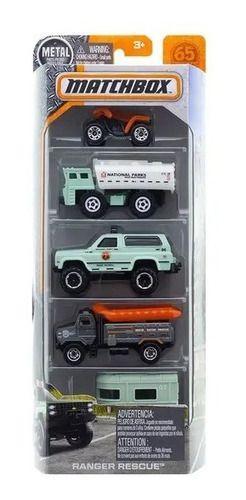 Pack Matchbox Ranger Rescue Com 5 Miniaturas - 2018 - Carrinhos e Cia ...