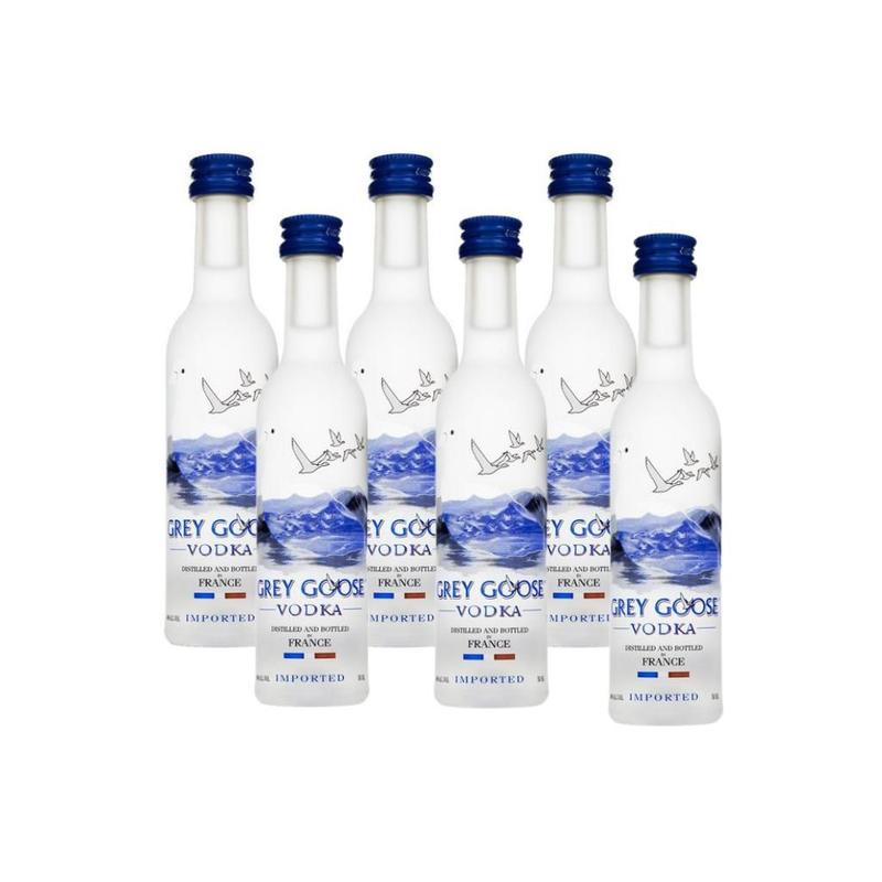 Pack Mini Vodka Grey Goose 50ml - 6 Unidades - Vodka - Magazine Luiza