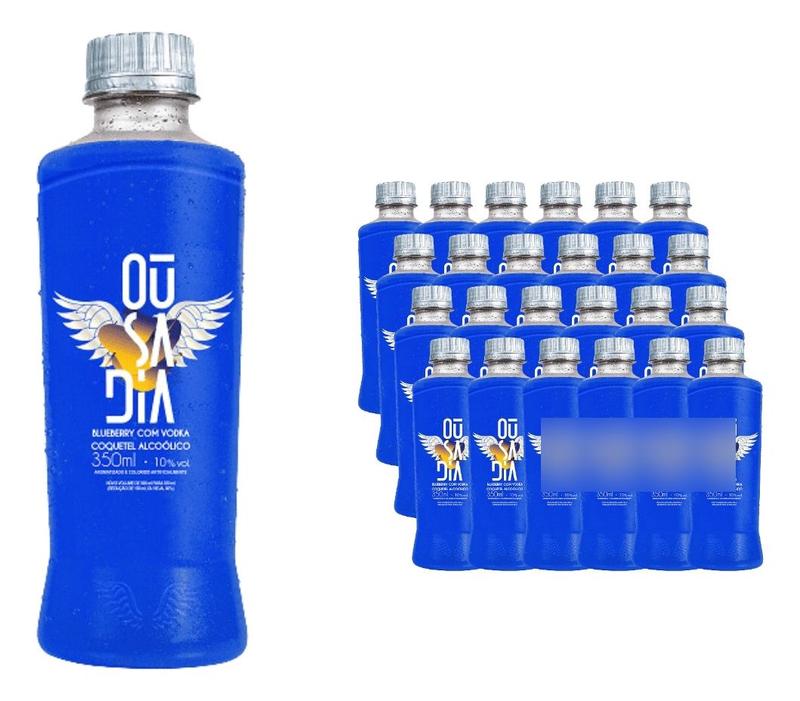 Pack Ousadia Blue Berry 24x 350ml - Vodka - Magazine Luiza