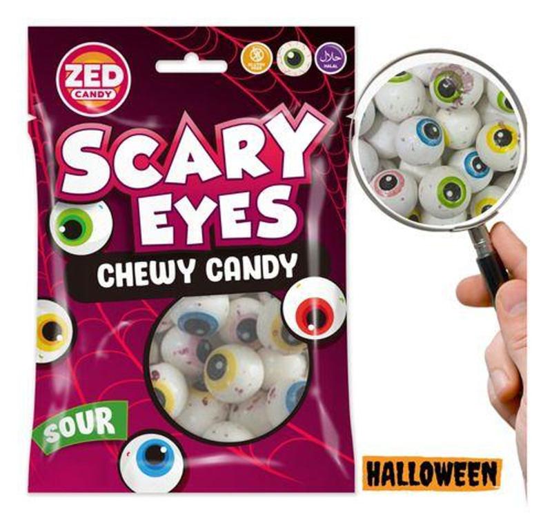 Pacote Bala Mastigável Olhos Azedos Halloween 220g Importado - ZED ...