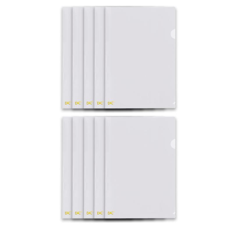 Pacote com 100 Pastas L Organizadoras Escritório Material Escolar e ...