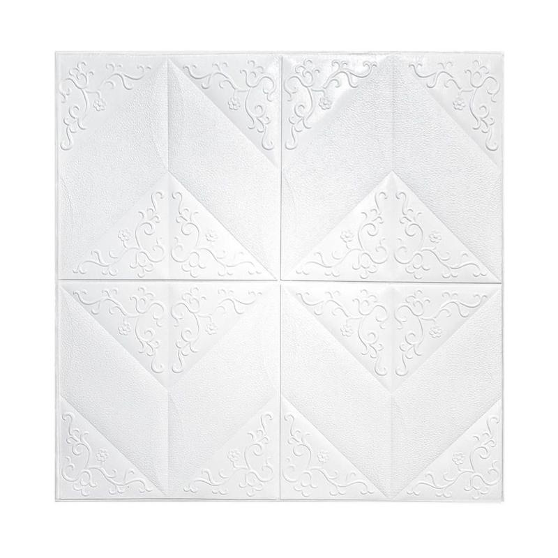 Painel Adesivo Auto Colante Revestimento Parede Linha Branco - MAGMA ...