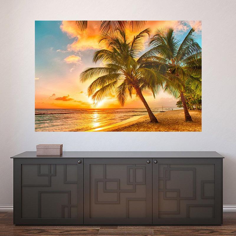 Painel Adesivo de Parede - Praia - 394pnp - Allodi - Adesivo de Parede ...