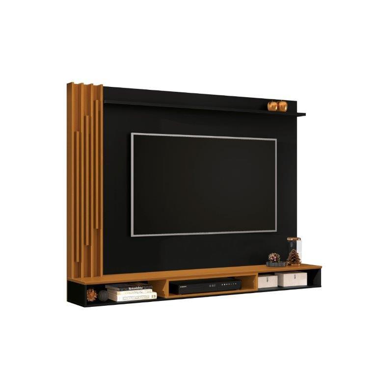 Painel AST 1,80m Para TV Até 55'' com Acabamento Ripado Degradê Tampo ...
