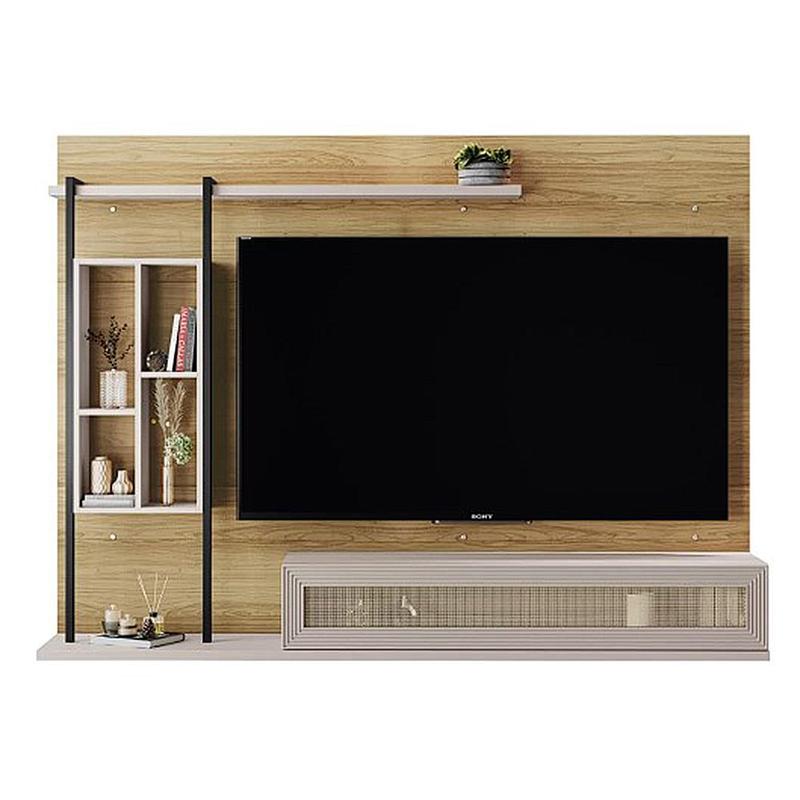 Painel Autentico para TV até 60 Polegadas 1 Porta JCM Cor Noronha Off ...