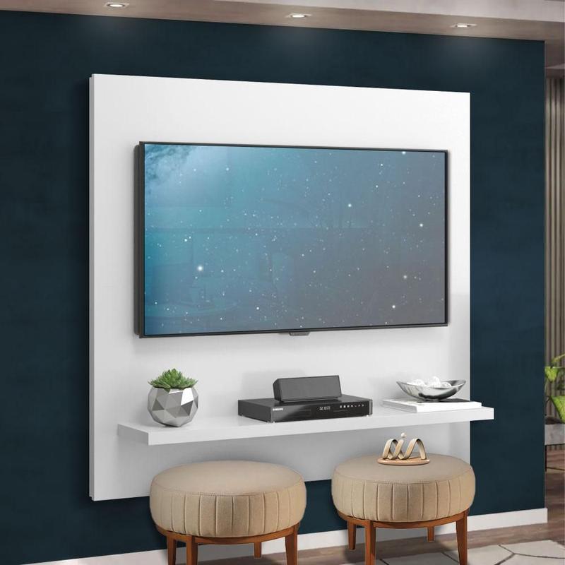 Painel Branco Para Tv Até 32 Polegadas Habren Shop Jm - Painel para TV - Magazine Luiza