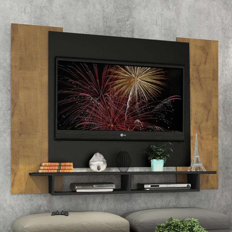 Painel Com Nicho Com Nicho Riviera 1,6 M Para Tv 55" - Quarta Divisão ...