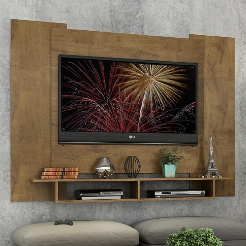 Painel Com Nicho Riviera 1,6 M Para Tv 55" - Quarta Divisão Móveis ...