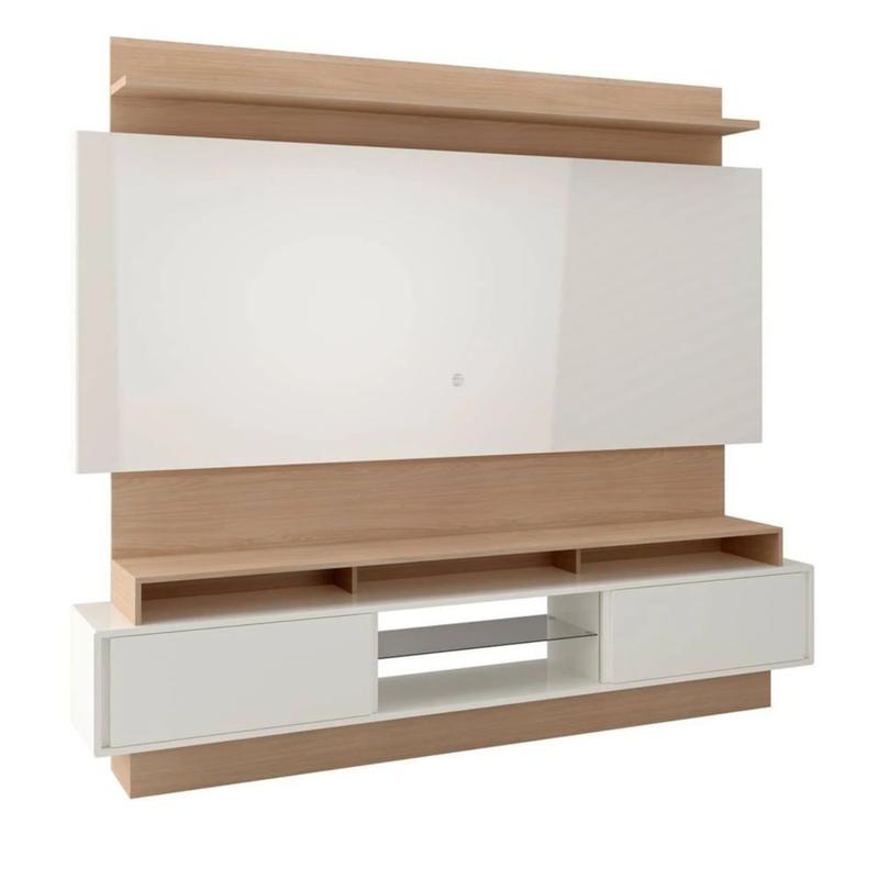 Painel Dalla Costa 220cm 2 Portas de Correr TB113 - Rack com Painel ...