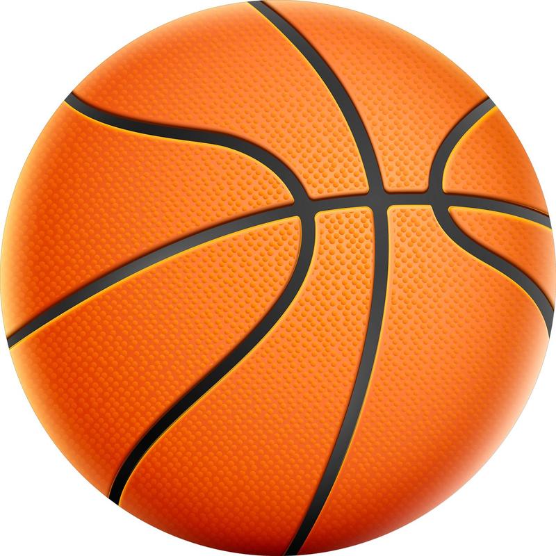 Painel De Festa Redondo 1,5x1,5 - Bola de Basquete 02 - Via Cores ...