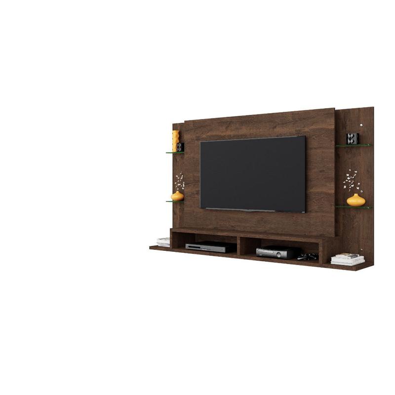 Painel de Parede Suspenso Bancada Malbec Para TV 55" - Cema Decor - Painel para TV - Magazine Luiza