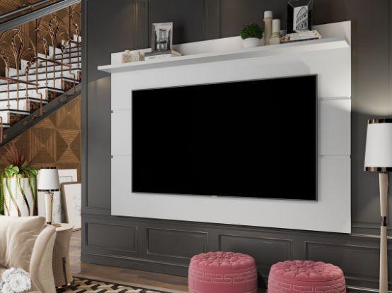 Painel de TV Simples para Sala Vivare 1,60 Giga Móveis - Painel para TV ...