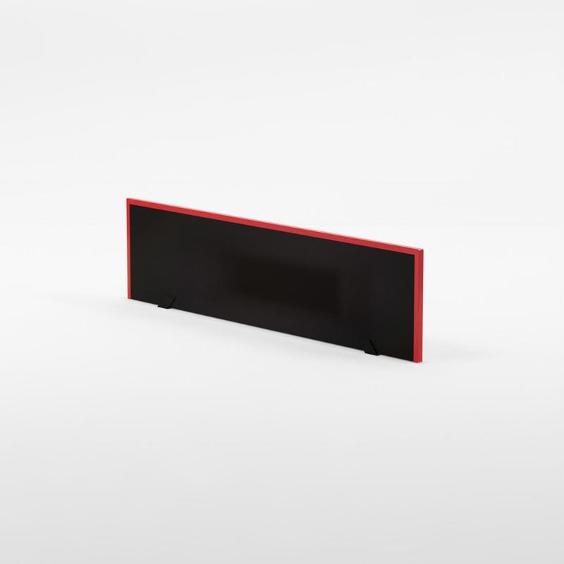 Painel Divisor para Estacao de Trabalho 138 cm Aretto Pandin Preto e Vermelho - Móveis para ...