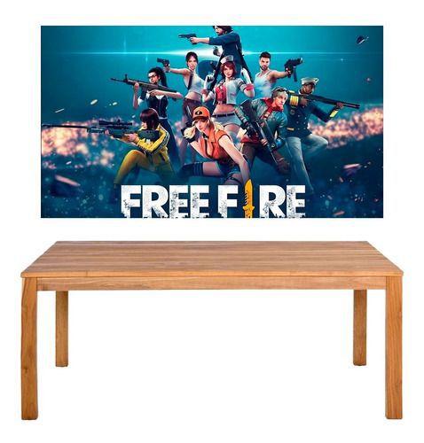 Painel Free Fire Festa Banner 150x100cm - BLUE MOON - Painel de Festas ...