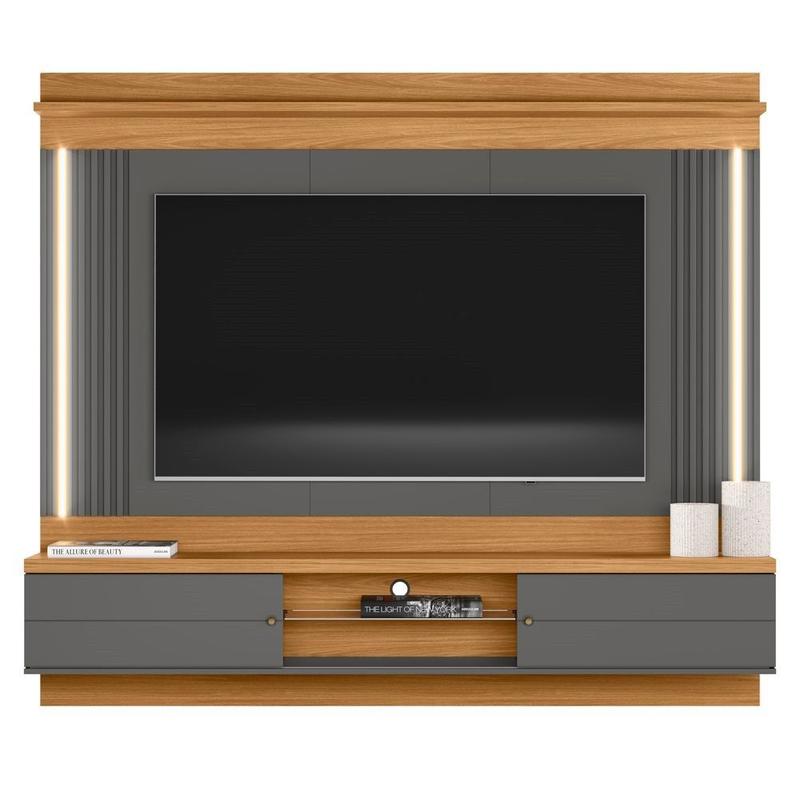 Painel Home para TV 70 polegadas Ripado com Led Barcelona 2.0 Linea ...