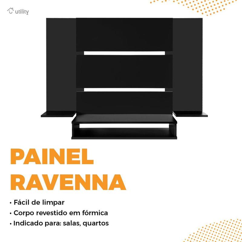 Painel Para Televisão Tv Sala Suspenso Quarto 55 Polegadas - Utility ...