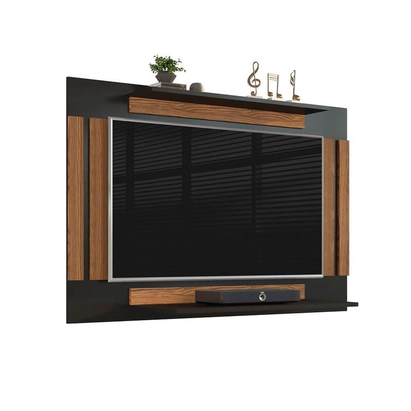 Painel Para Tv 42 Polegadas MDP Prateleira Flutuante Catar - Via Nossa - Painel para TV ...