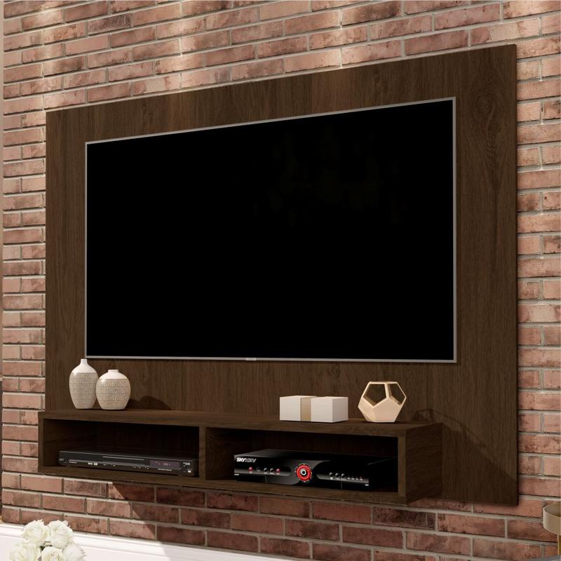Painel para TV Adhara com Frisos Cedro - Germai - Painel para TV ...