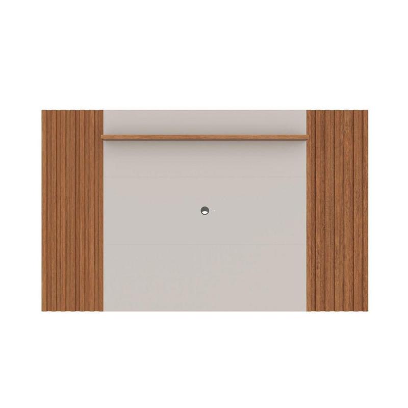 Painel para TV Allure 217 cm - Natural c/ Off White Fosco - Província ...
