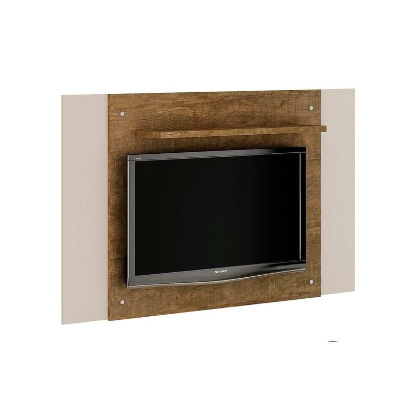 Painel para TV América até 50 Polegadas Ipê/Of White - Valdemóveis ...