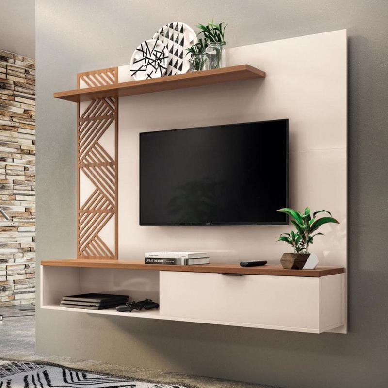 Painel para TV até 50 Polegadas 1 Porta Grid HB Móveis - Painel para TV ...