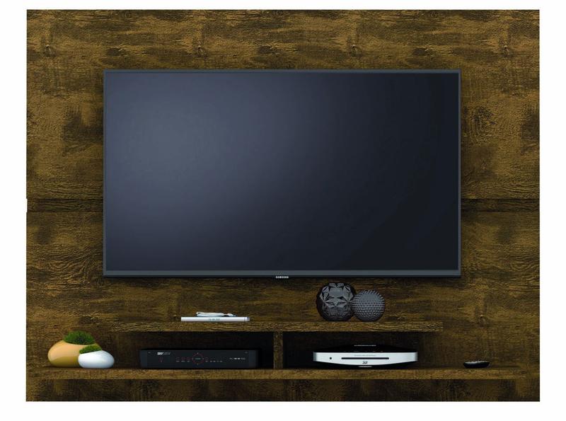 Painel para TV até 50 Polegadas Mônaco Canela - Lukaliam Móveis - Painel para TV - Magazine Luiza